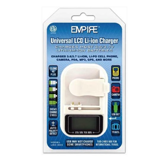USC-003 Universal USB Charger 3.7v – Battery Giant & Electronics